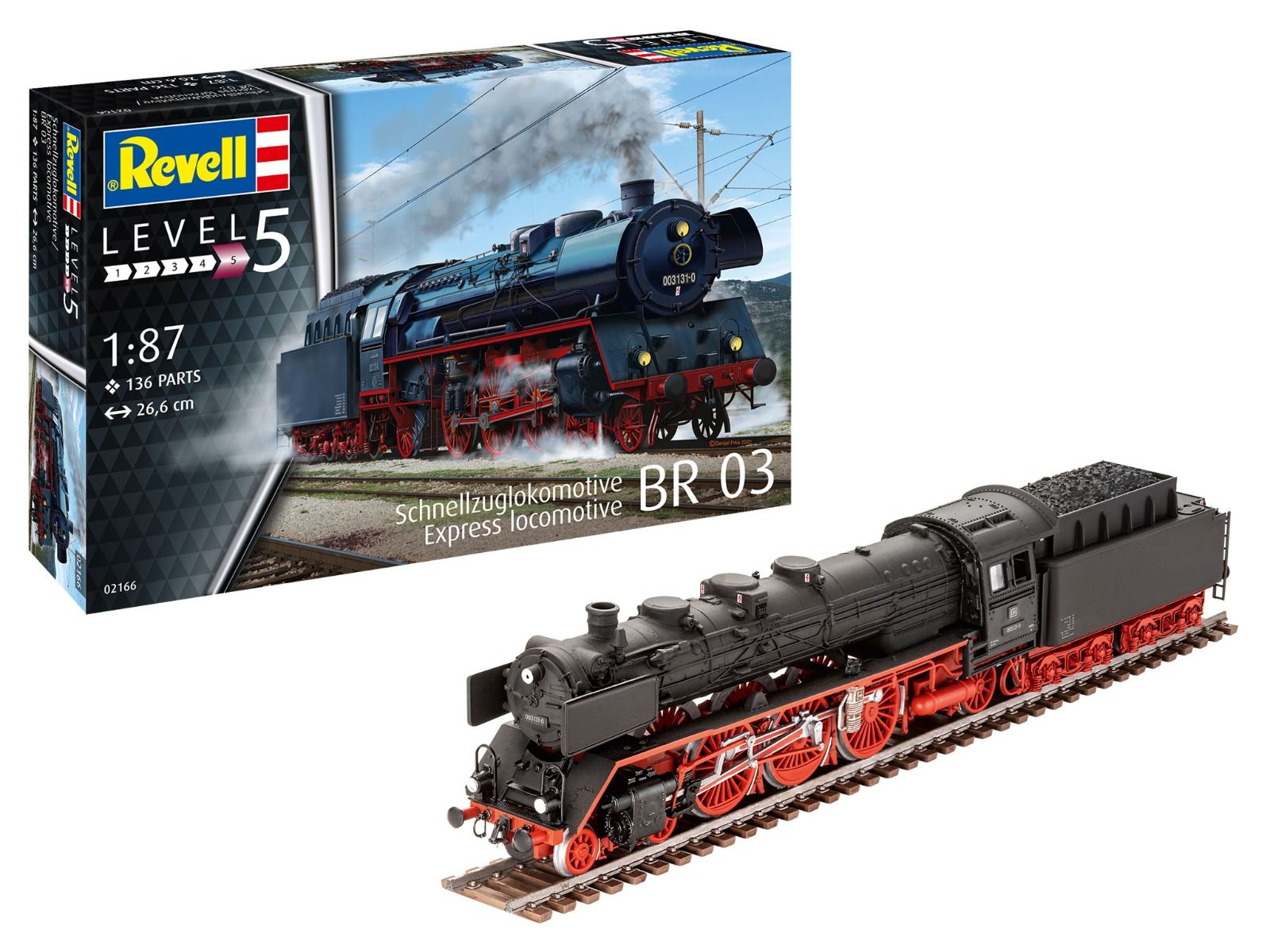 Revell 1/87 Scale Express Locomotive BR03 Model Kit | Hobbies