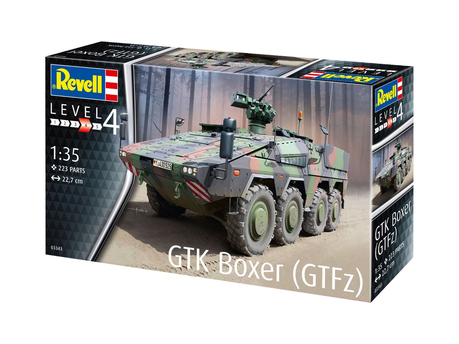 Revell 1/35 Scale GTK Boxer GTFz Model Kit | Hobbies