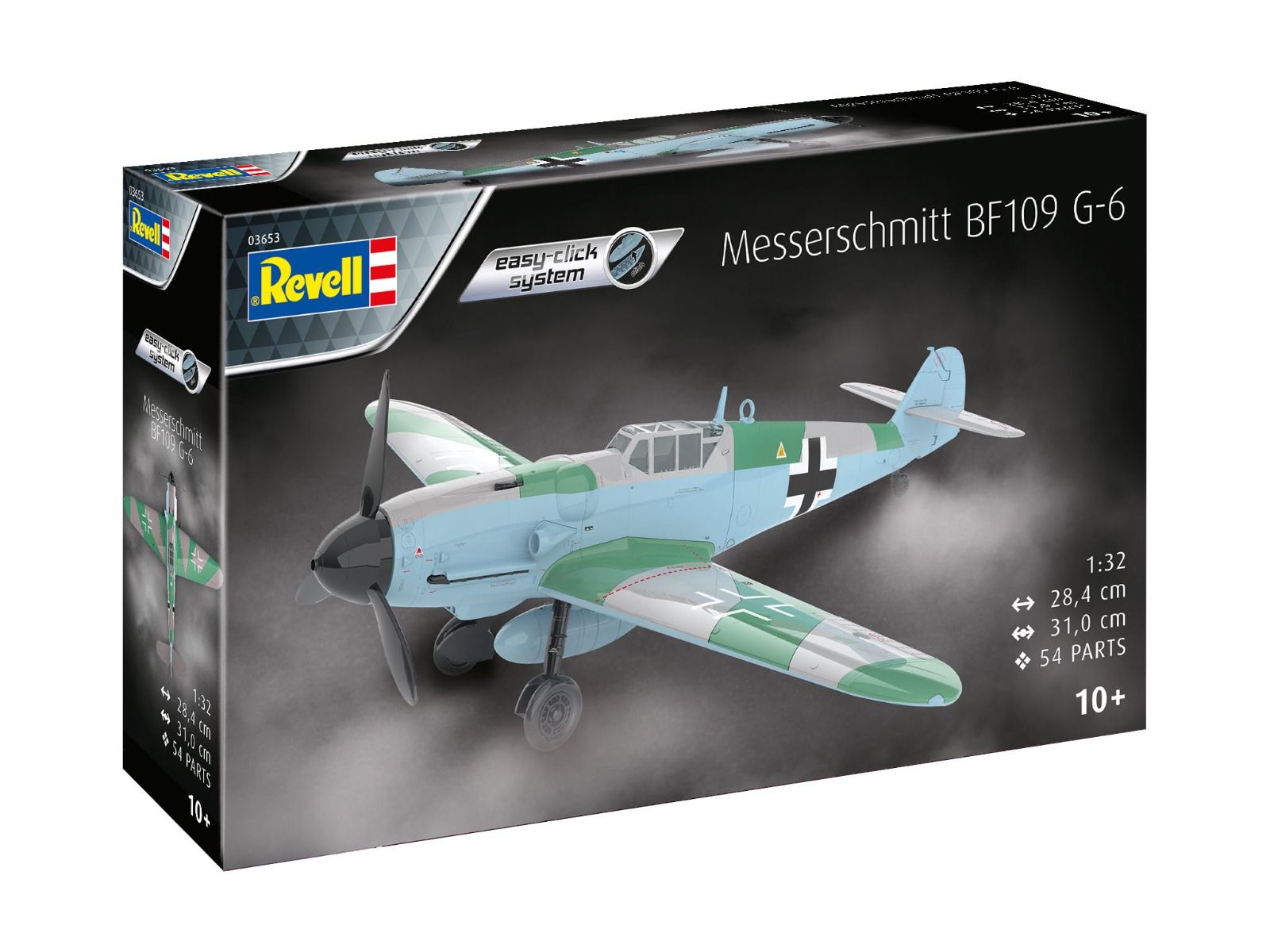 Revell 1/32 Scale Messerschmitt BF109G-6 Easy-Click Model Kit | Hobbies