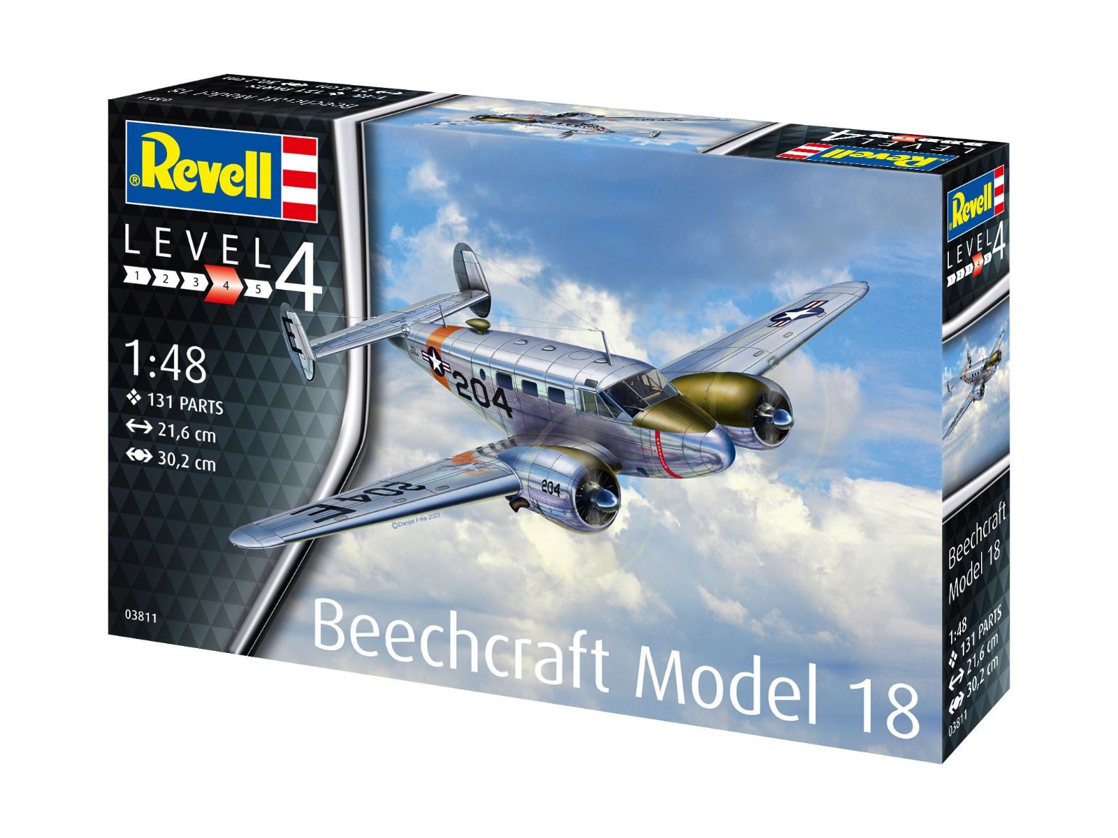 Revell 1/48 Scale Beechcraft Model 18 Model Kit | Hobbies