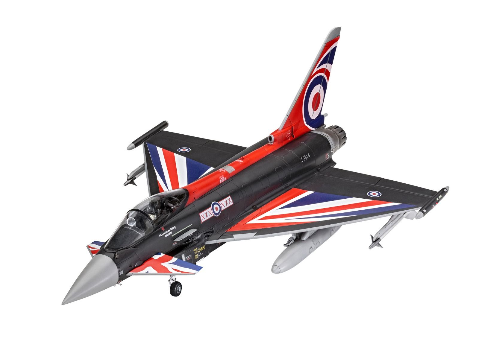Revell 1/48 Scale Eurofighter Typhoon Black Jack Model Kit | Hobbies