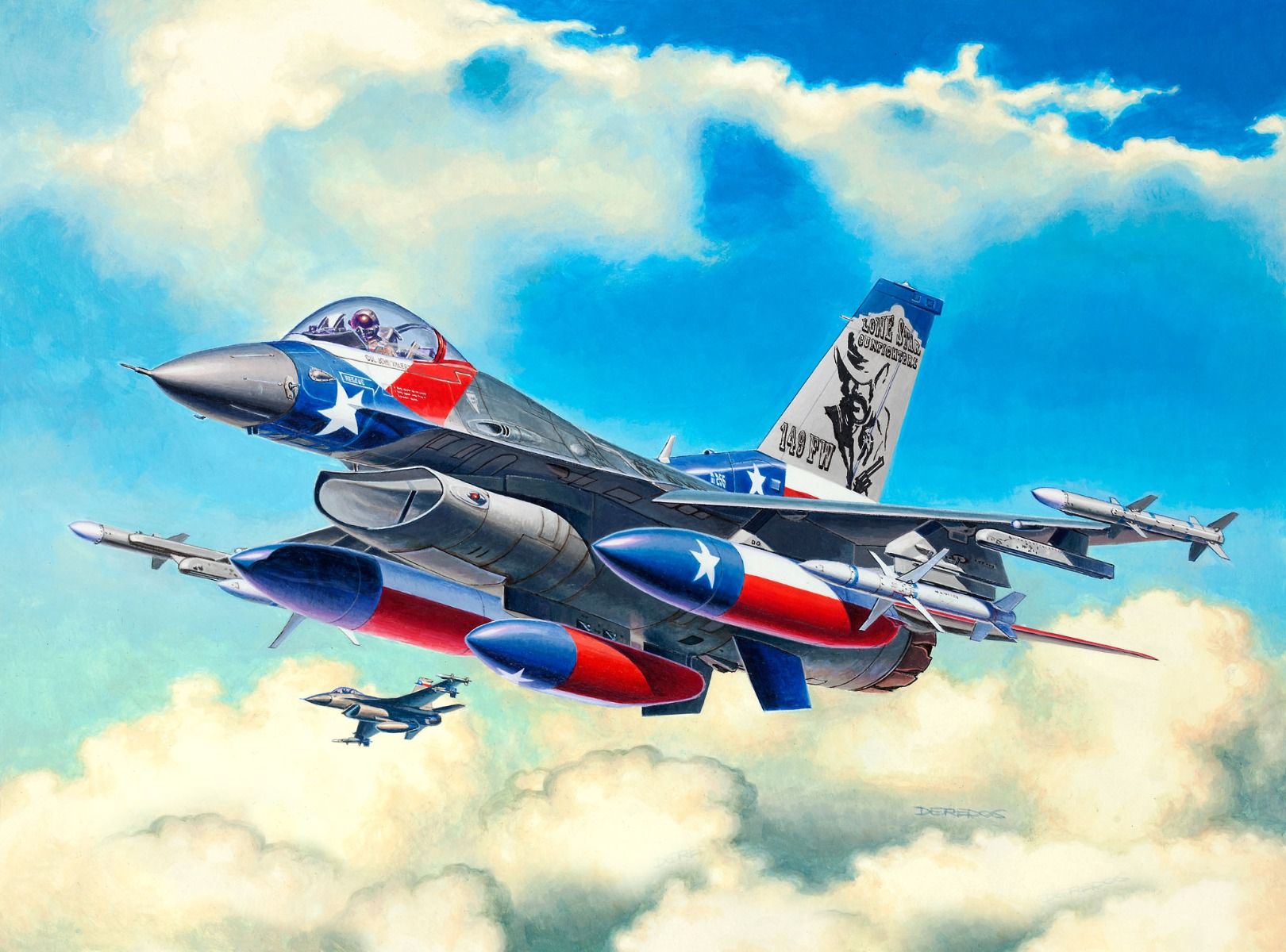 Revell 1/144 Scale Lockheed Martin F-16C Fighting Falcon Model Kit ...