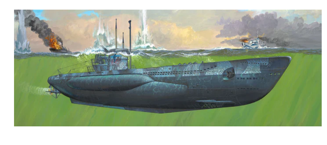 Revell 1/72 Scale German Submarine Type VII C-41 Model Kit | Hobbies
