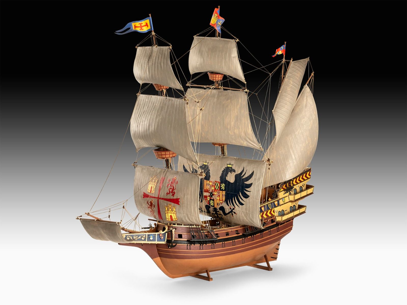 Revell 1/96 Scale Spanish Galleon Model Kit | Hobbies