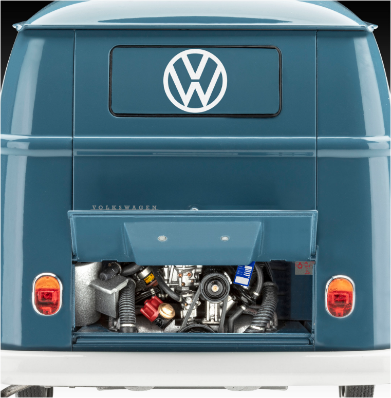 Revell 1/16 Scale VW T1 Panel Van - 75 Years of the VW T1 Model Kit ...