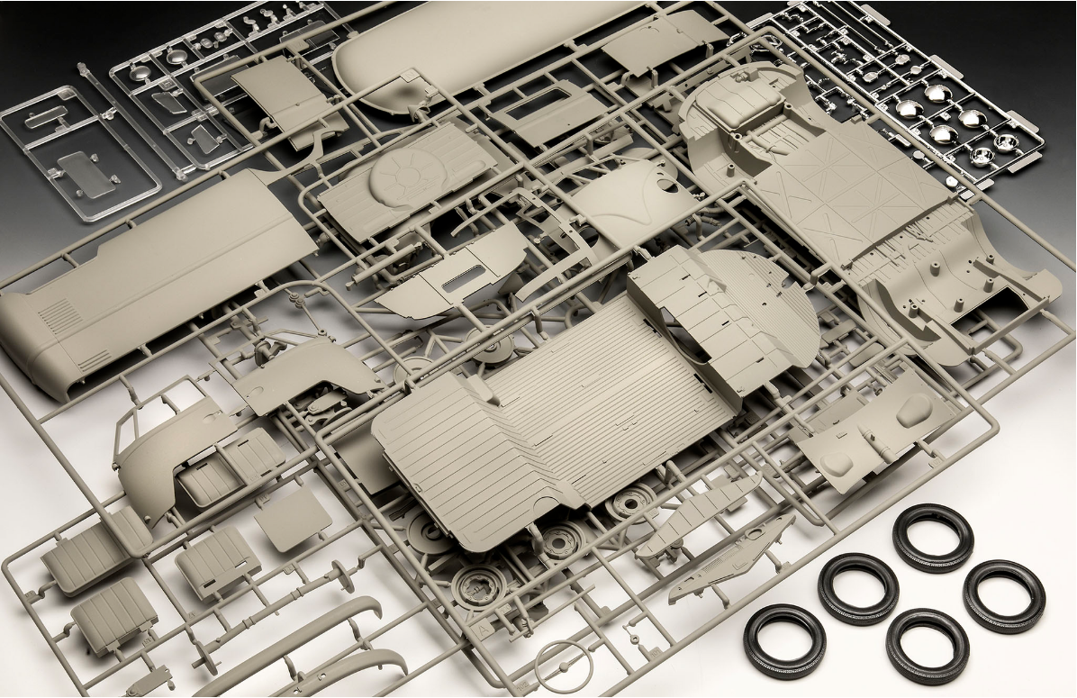 Revell 1/16 Scale VW T1 Panel Van - 75 Years of the VW T1 Model Kit ...