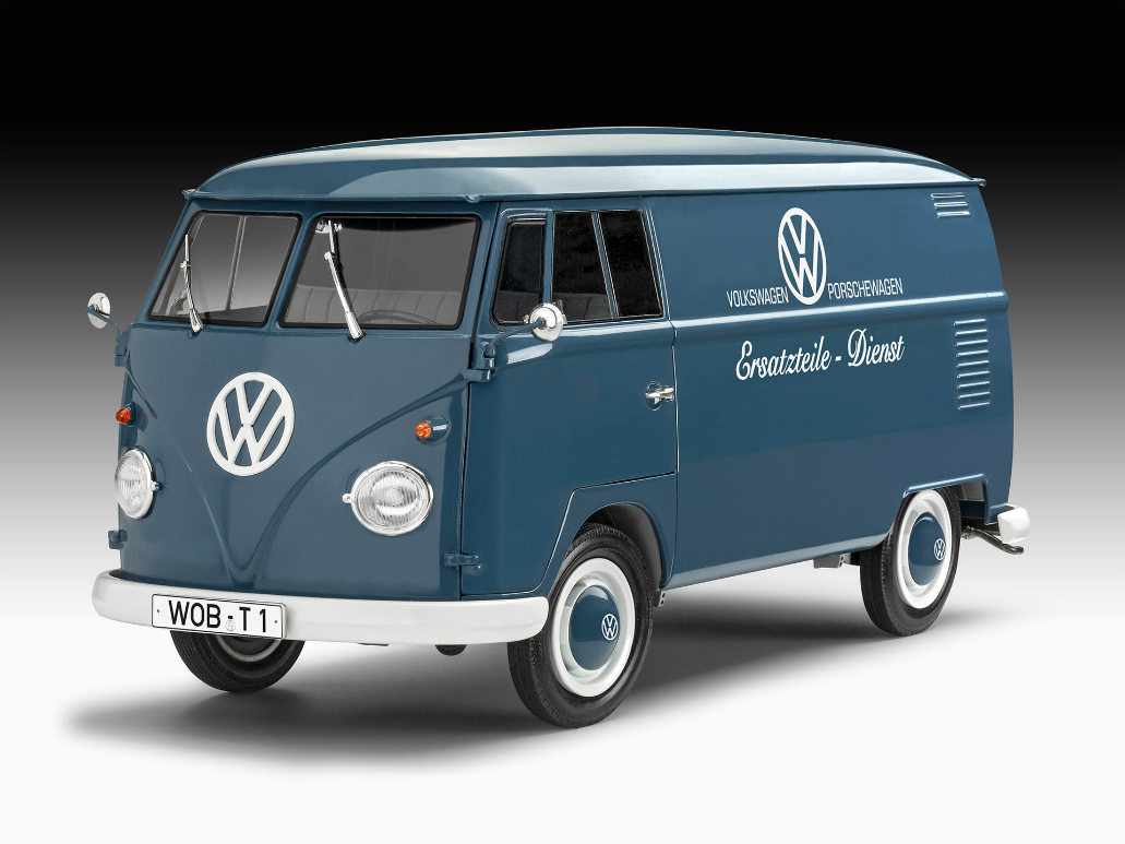 Revell 1/16 Scale VW T1 Panel Van - 75 Years of the VW T1 Model Kit ...