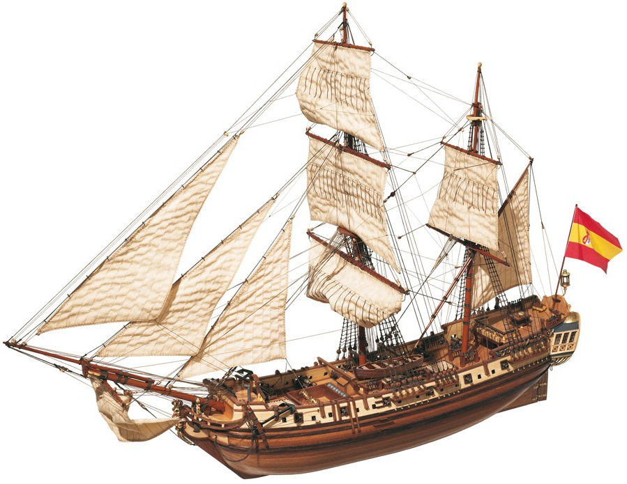 Occre La Candelaria 1 85th Scale Model Boat Display Kit | Hobbies