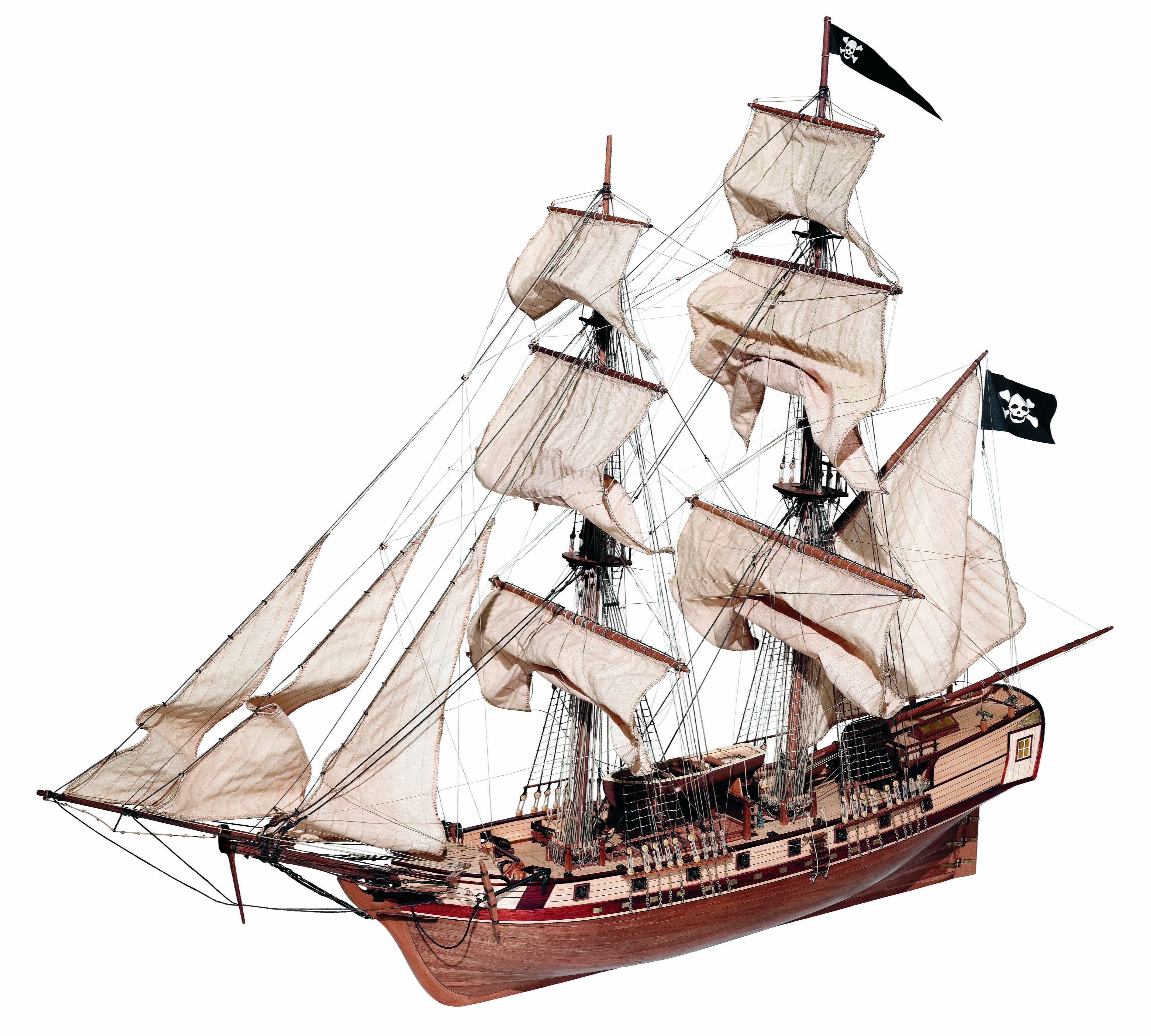 Occre Corsair Brig 1/80th Scale Model Boat Display Kit 13600 | Hobbies