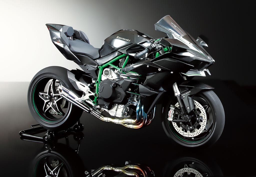 Tamiya 1/12 Scale Kawasaki Ninja H2R Model Kit | Hobbies