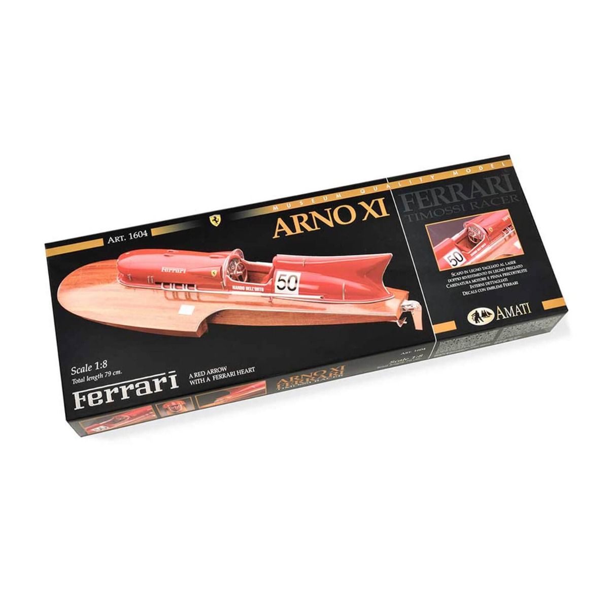 Amati 1/8 Scale Arno X1 Ferrari Hydroplane Model Boat Kit | Hobbies
