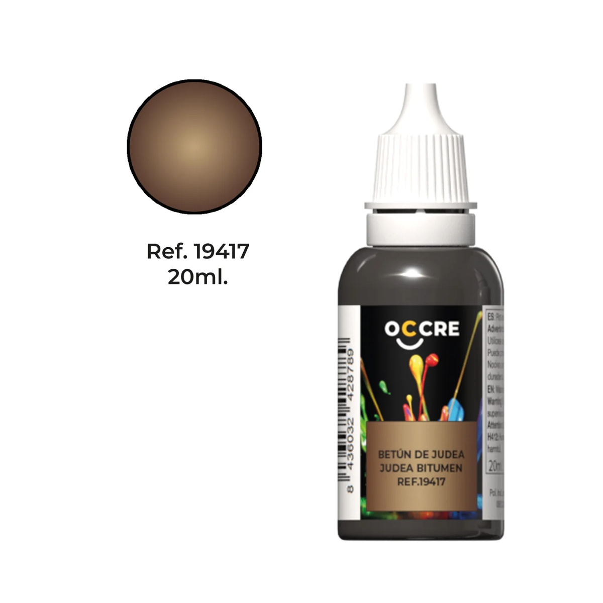 OColors Occre Paint 20ml - Judea Bitumen | Hobbies