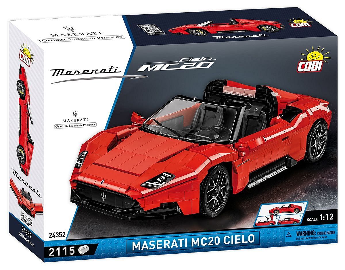 Cobi 1/12 Scale Maserati MC20 Cielo Model Kit | Hobbies