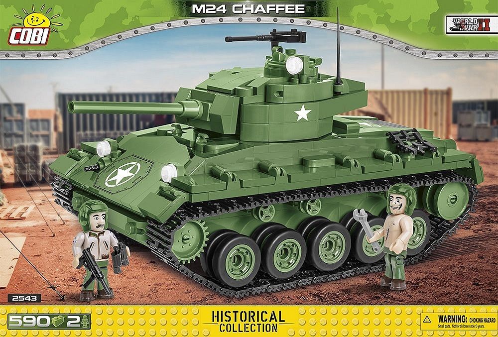Cobi 1/28 Scale M24 Chaffee Model Kit | Hobbies