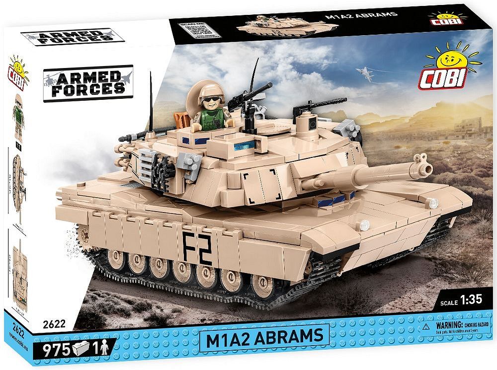 Cobi 1/35 Scale M1A2 Abrams Model Kit | Hobbies