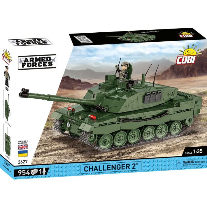 Cobi 1/35 Scale Challanger 2 Model Kit | Hobbies