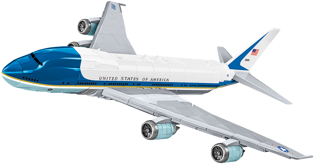 Cobi 1/144 Scale Boeing 747 Air Force One Model Kit | Hobbies