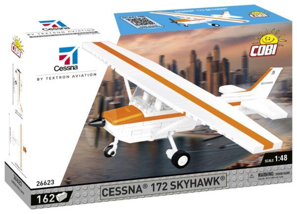 Cobi 1/48 Scale Cessna 172 Skyhawk Model Kit | Hobbies