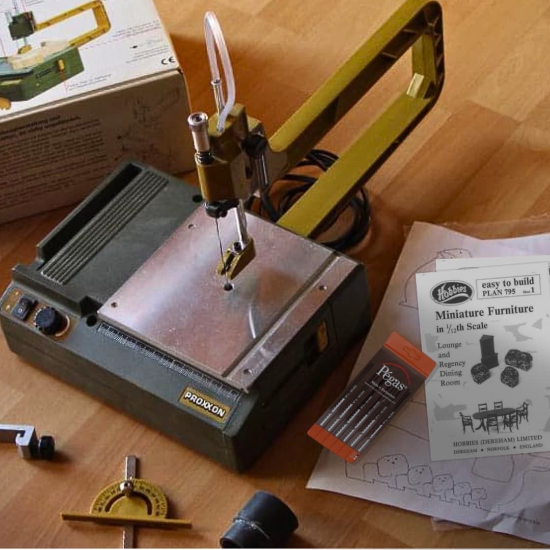 Proxxon DS 230/E Fretsaw / Scrollsaw 27088 With Free Plans and Blades ...