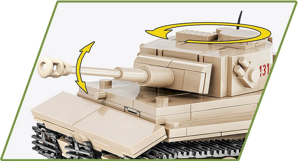 Cobi 1/48 Scale PzKpfw VI Tiger 131 Model Kit | Hobbies