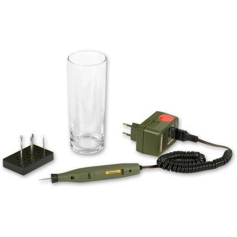 Proxxon Complete Engraving Kit with Tester Glass 12v 28635 | Hobbies