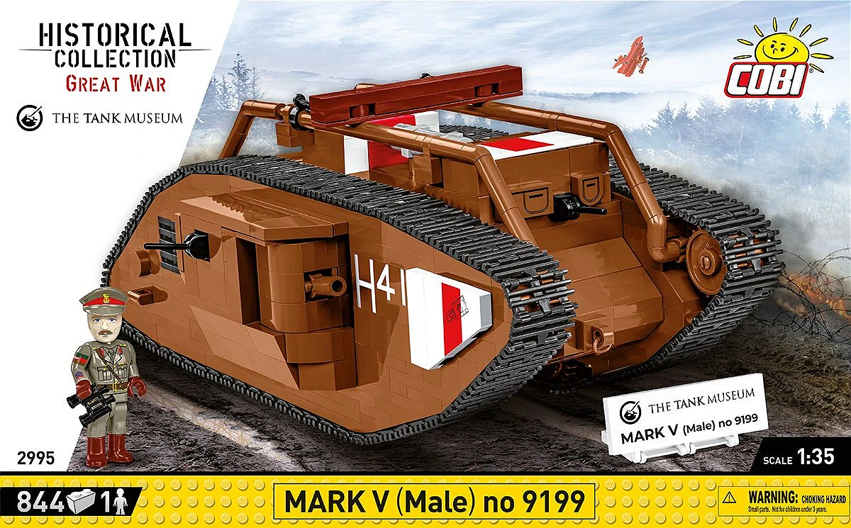 Cobi 1/35 Scale Mark V (Male) no 9199 Model Kit | Hobbies