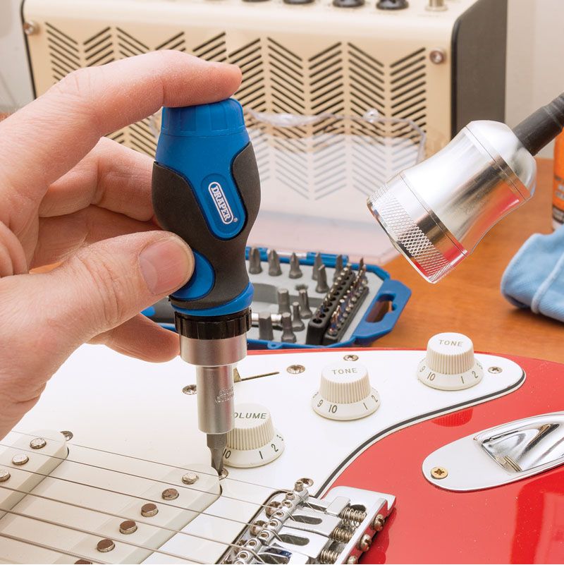 Draper Ratchet Screwdriver And Bit Set (42 Piece) | Hobbies