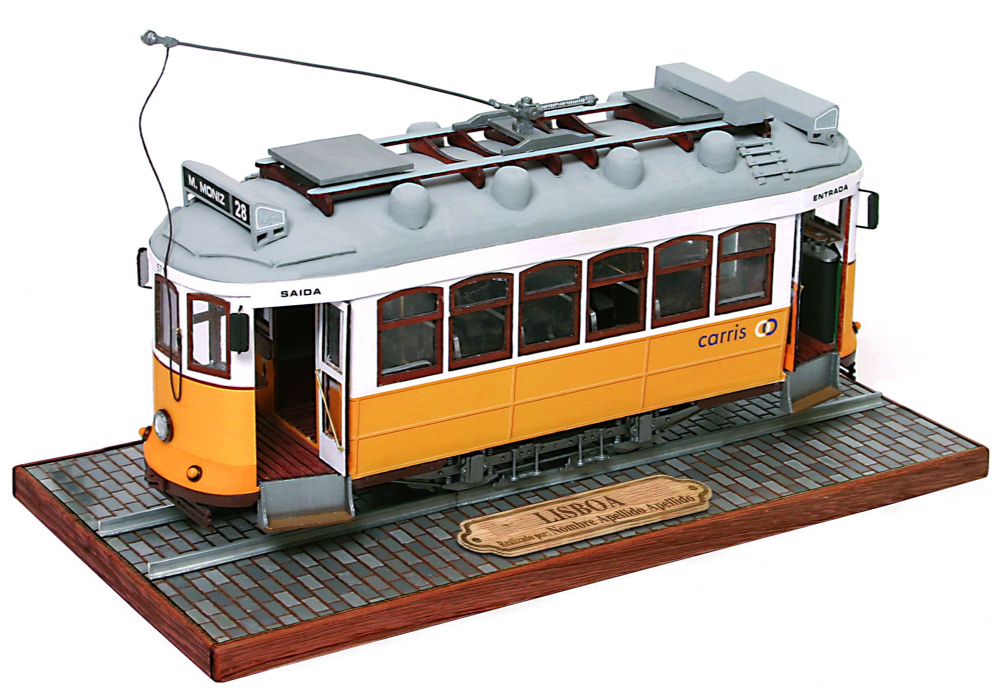 Occre Lisbon Tram 1:24 Scale Model Kit 53005 | Hobbies
