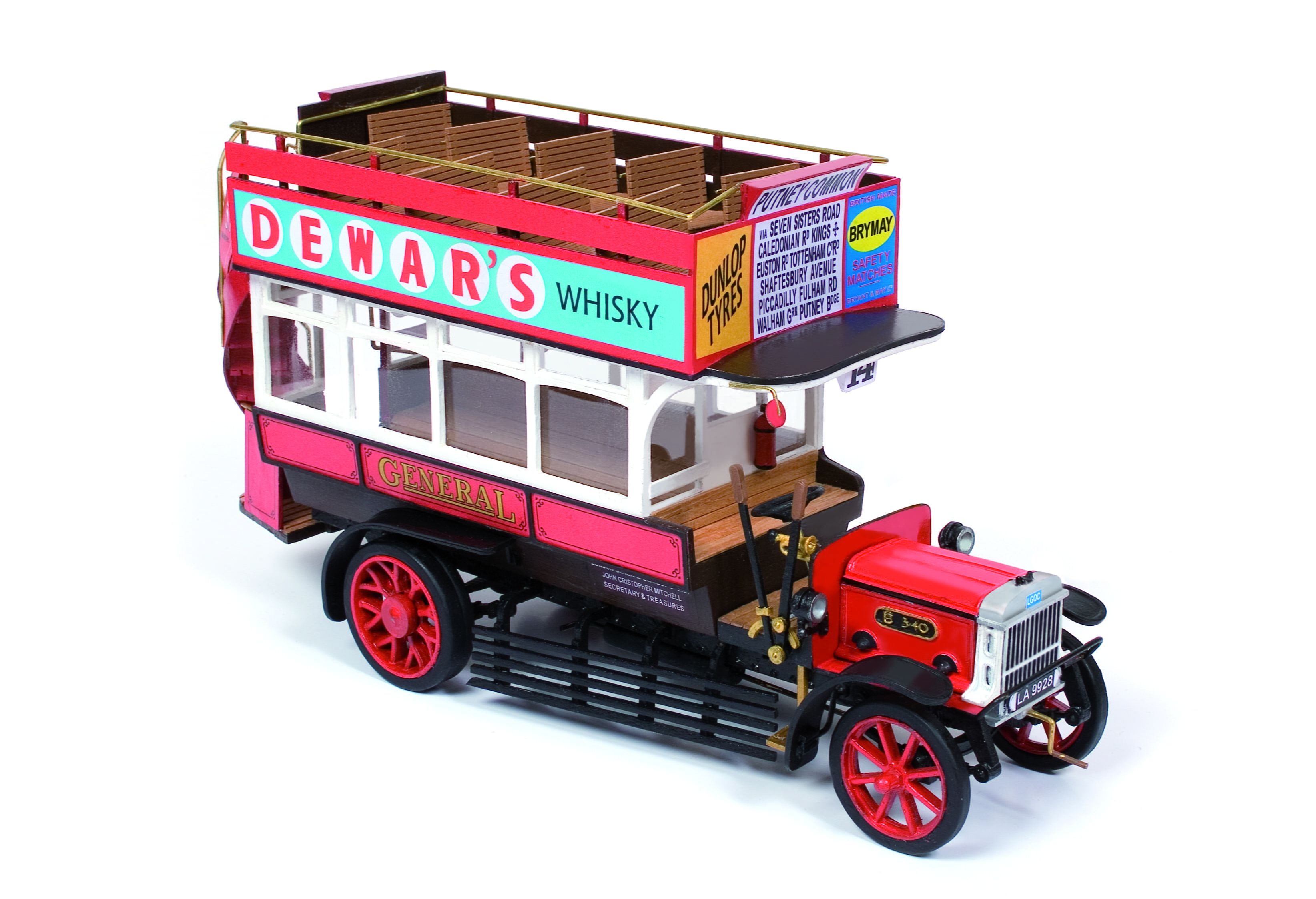 Occre Dennis London B-Type Bus 1:24 Scale Model Kit 57000 | Hobbies