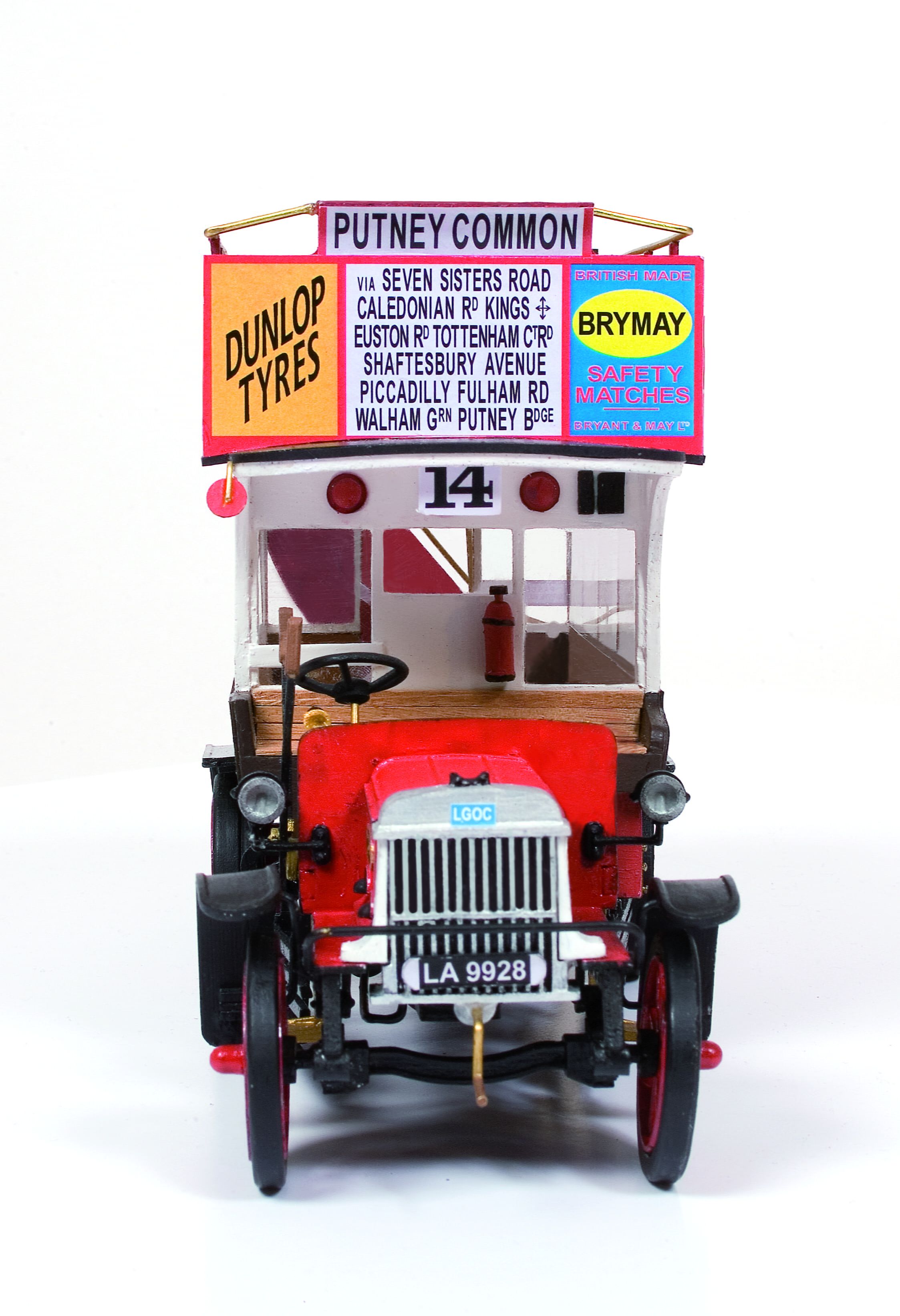 Occre Dennis London B-Type Bus 1:24 Scale Model Kit 57000 | Hobbies