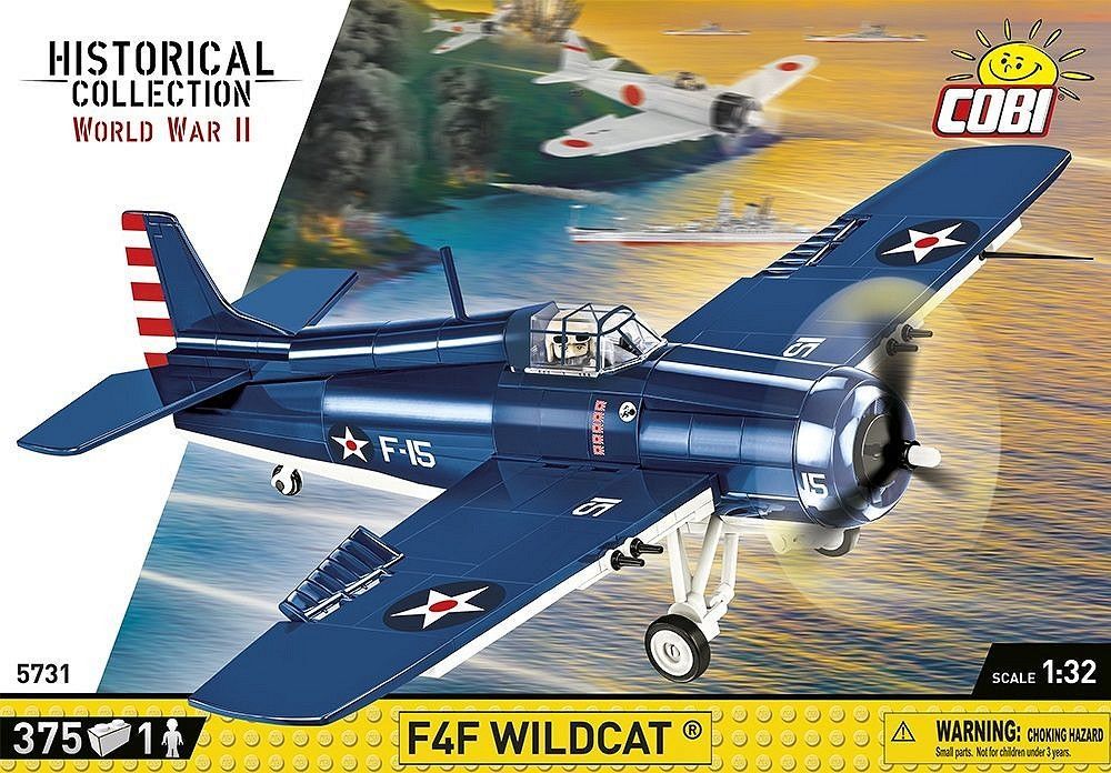 Cobi 1/32 Scale F4F Wildcat - Northrop Grumman Model Kit | Hobbies