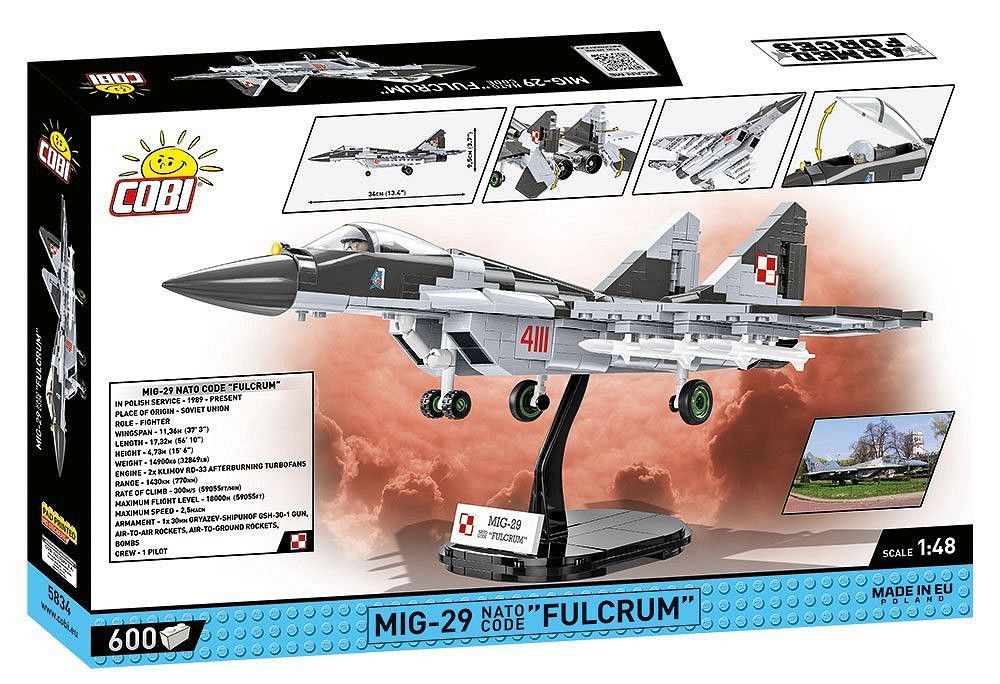Cobi 1/48 Scale MiG-29 NATO Code "FULCRUM" Model Kit | Hobbies