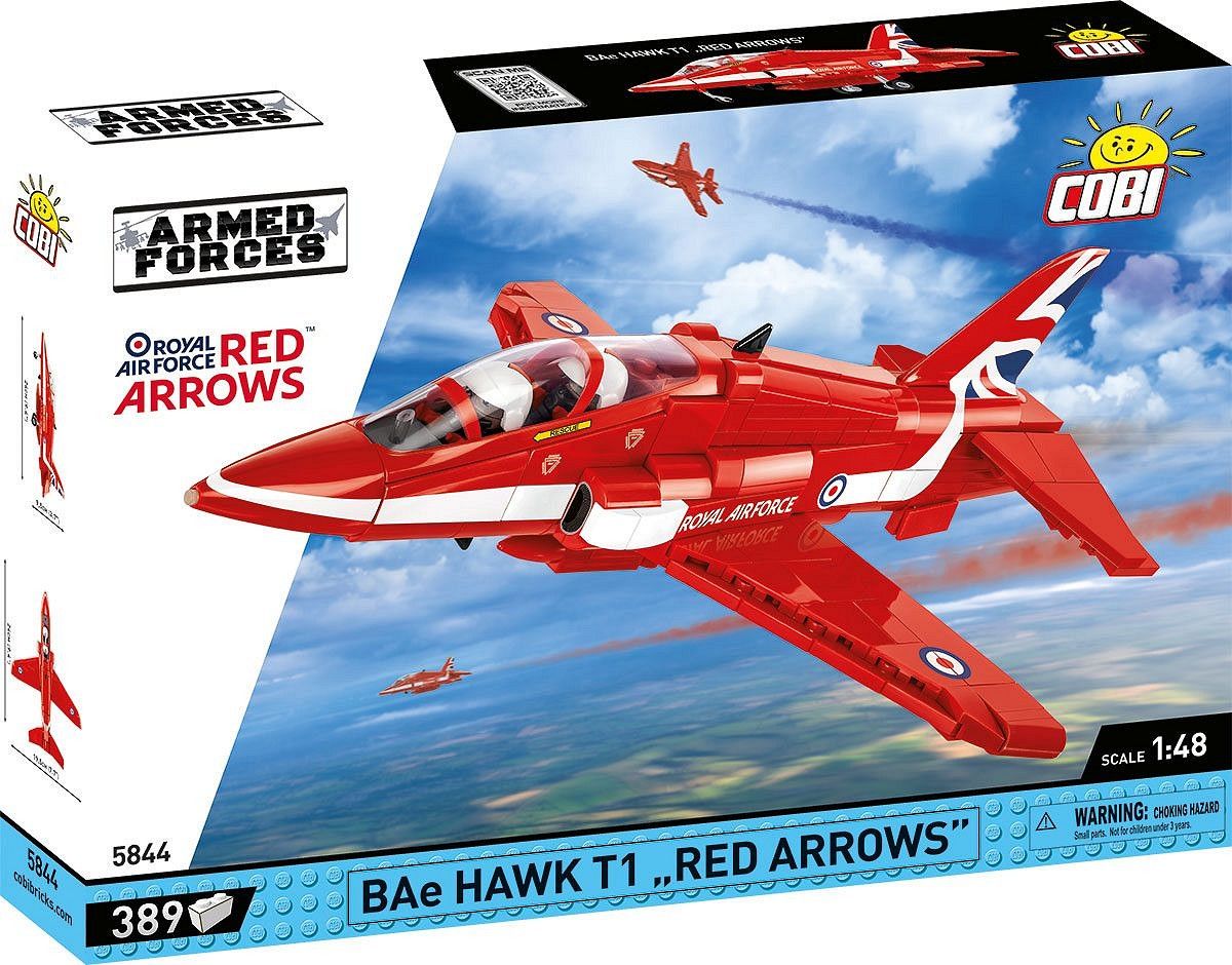 Cobi 1/48 Scale BAe Hawk T1 Red Arrows Model Kit | Hobbies