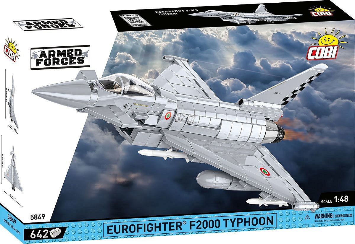 Cobi 1/48 Scale Eurofighter F2000 Typhoon Model Kit | Hobbies
