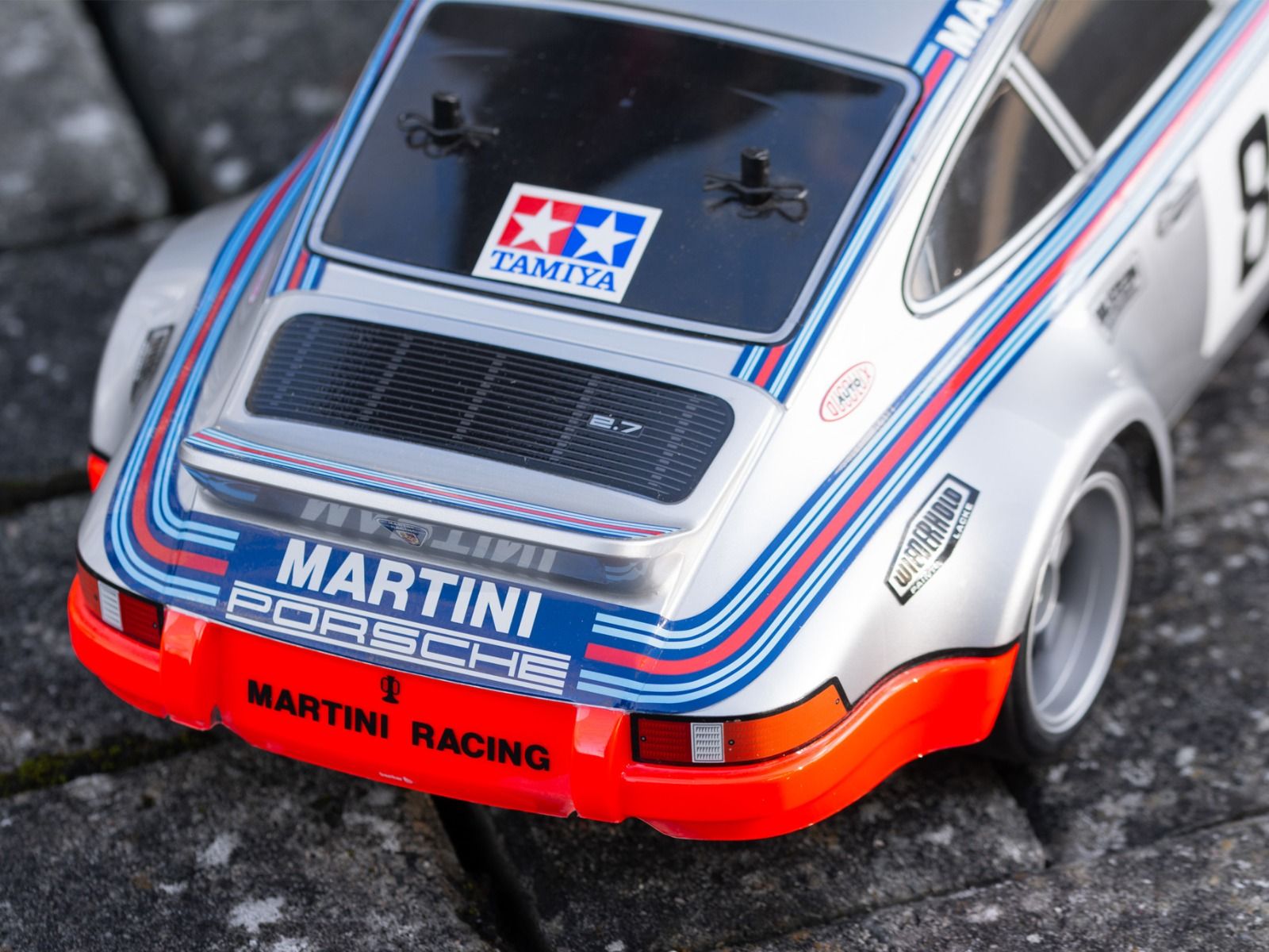 Tamiya 1/10 Scale Porsche 911 Carrera RSR Martini (TT-02) Radio ...