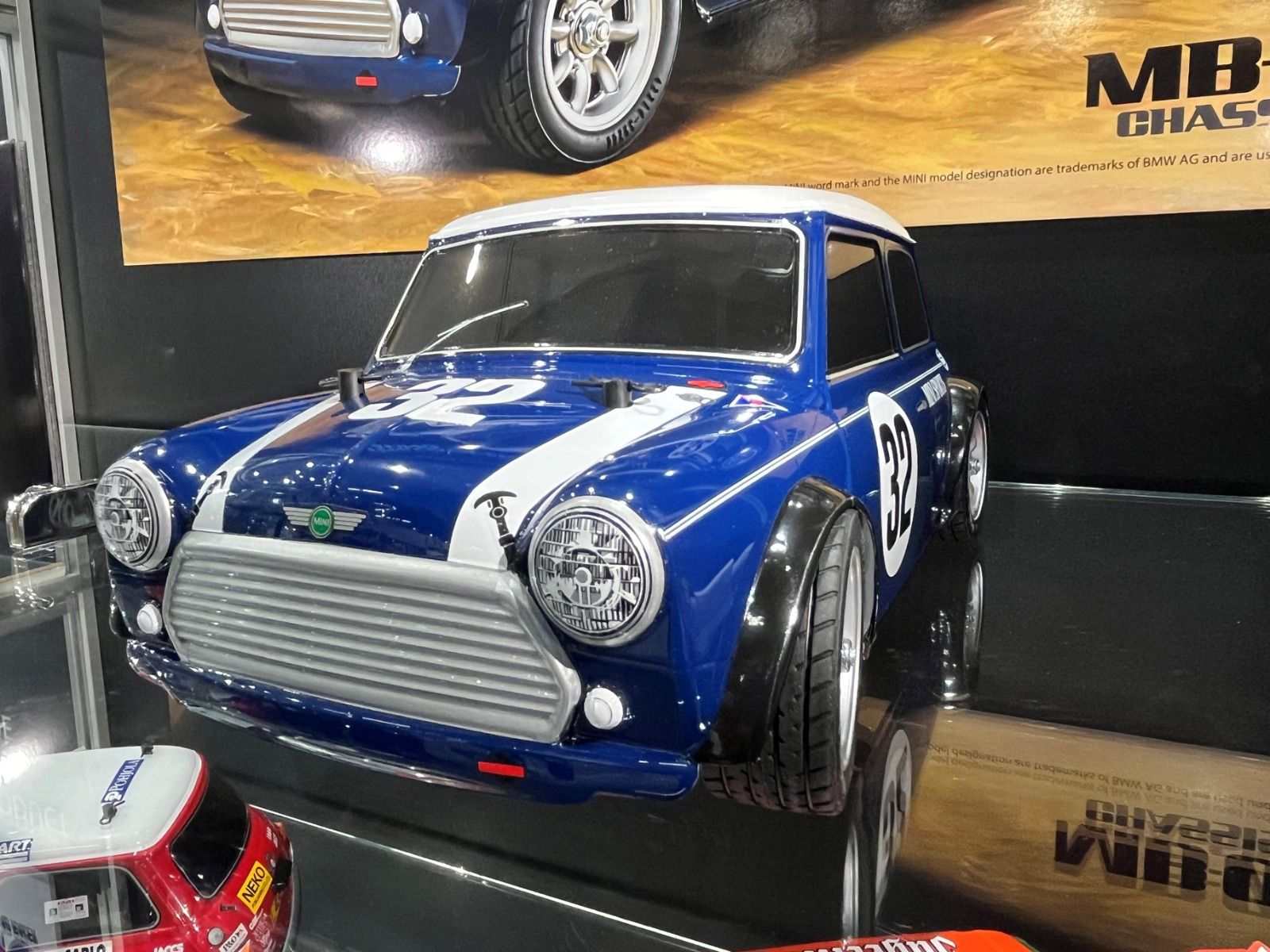 Tamiya 1/10 Scale Mini Cooper Racing (MB-01) Radio Controlled Model Kit ...