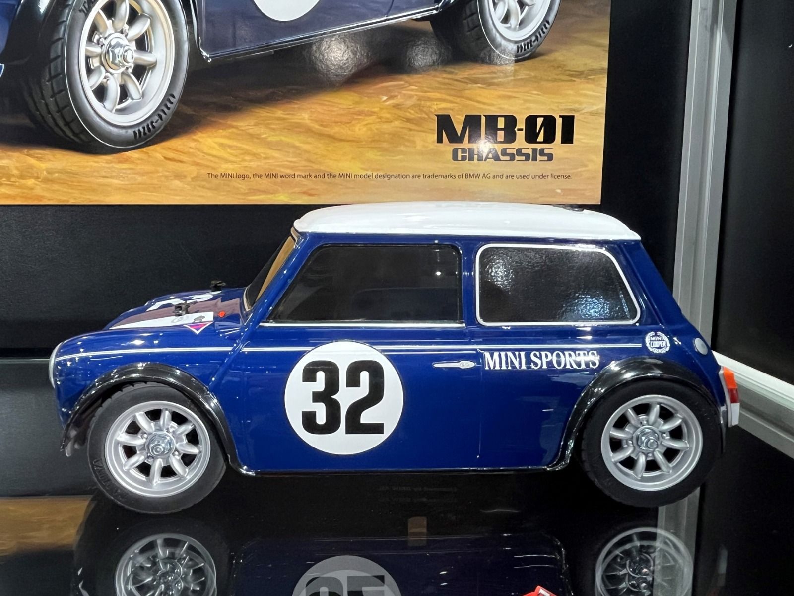 Tamiya 1/10 Scale Mini Cooper Racing (MB-01) Radio Controlled Model Kit ...