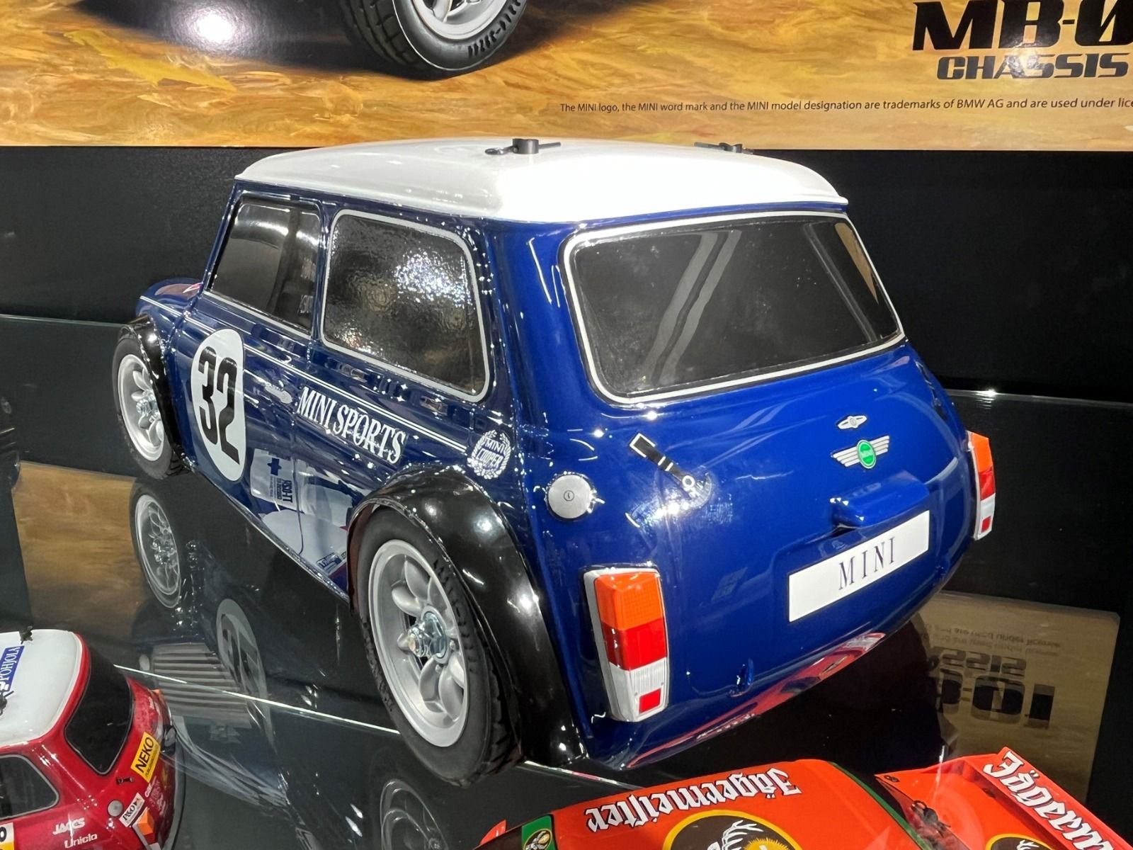 Tamiya 1/10 Scale Mini Cooper Racing (MB-01) Radio Controlled Model Kit ...