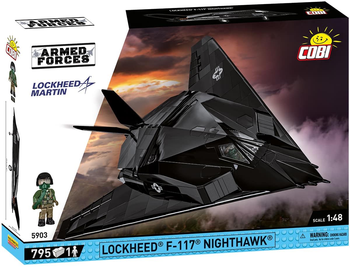 Cobi 1/48 Scale Lockheed F-117 Nighthawk Model Kit | Hobbies
