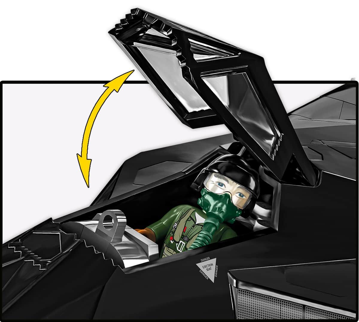 Cobi 1/48 Scale Lockheed F-117 Nighthawk Model Kit | Hobbies