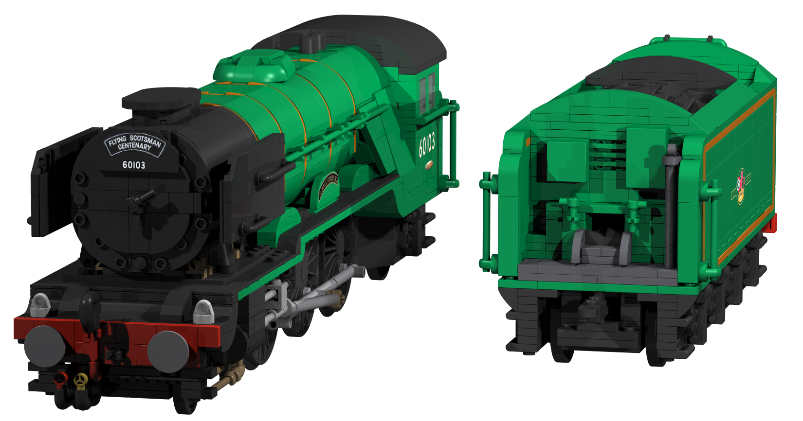 Cobi 1/35 Scale LNER A3 Flying Scotsman Locomotive Model Kit | Hobbies