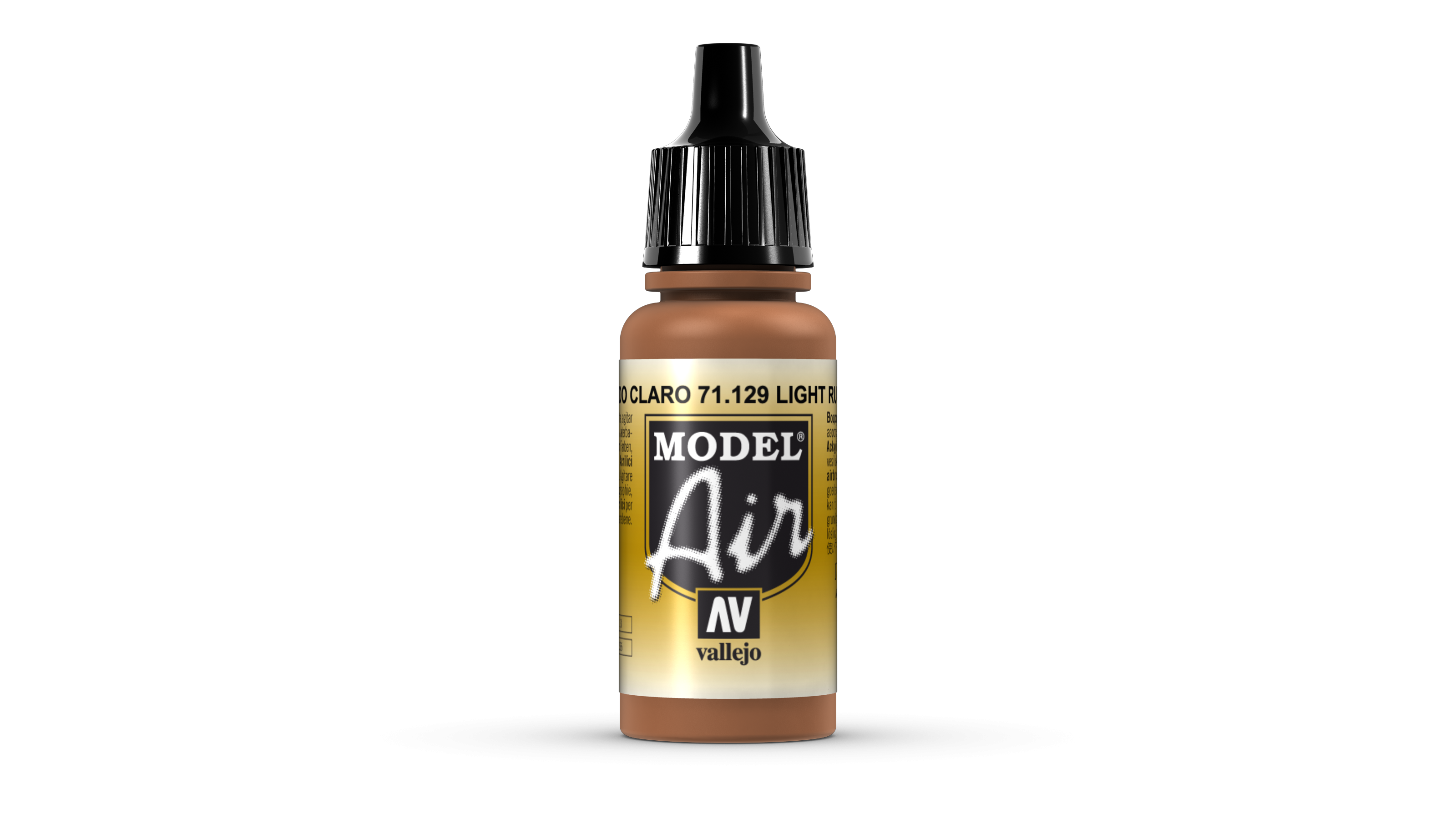 Vallejo Model Air Light Rust VAL129 17ml Acrylic Paint | Hobbies