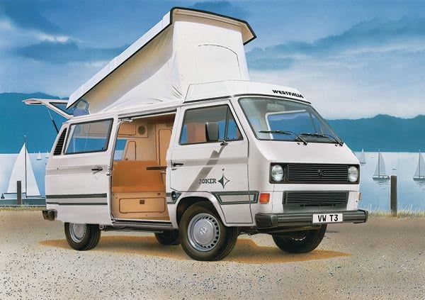 Revell Voltswagen T3 Camper 1/25th Scale Plastic Model Kit| Hobbies ...