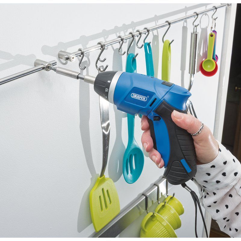 Draper Storm Force 3.6V Cordless Li-Ion Screwdriver Kit | Hobbies