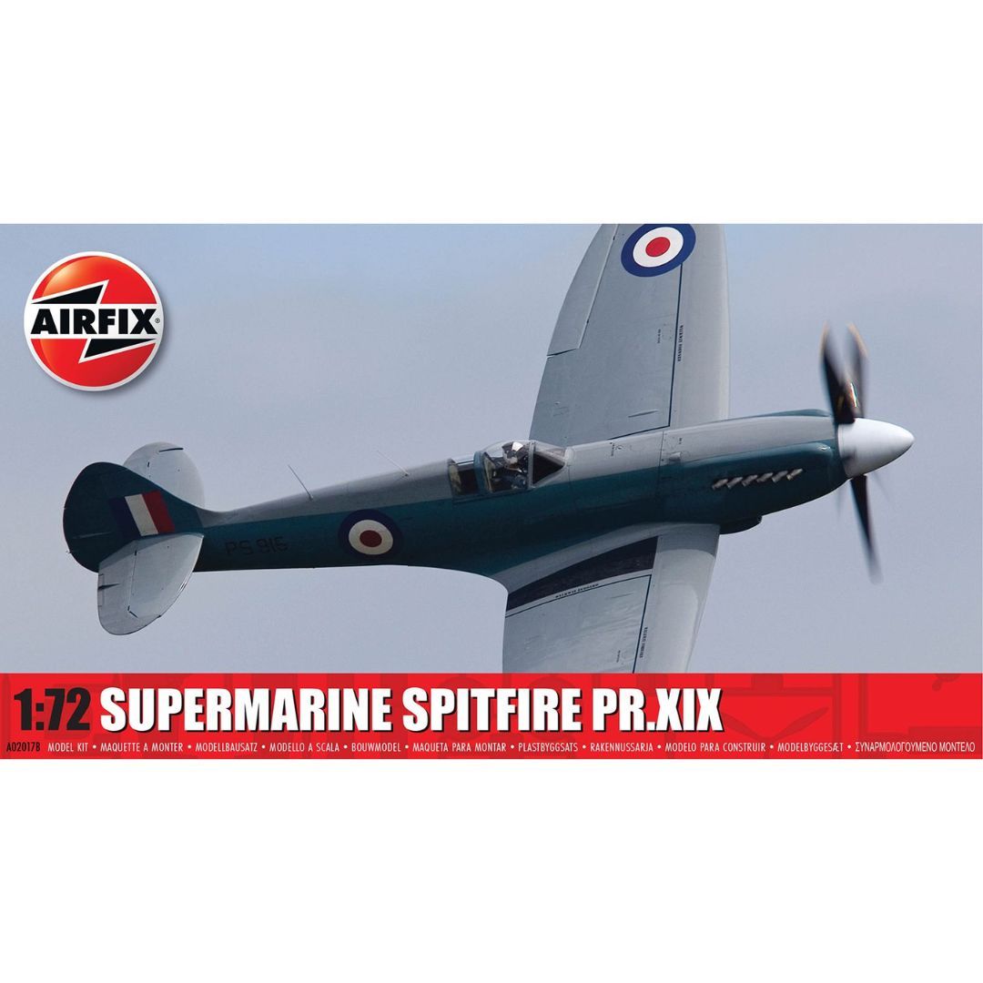 Airfix 1/72 Scale Supermarine Spitfire PR.XIX Model Kit | Hobbies