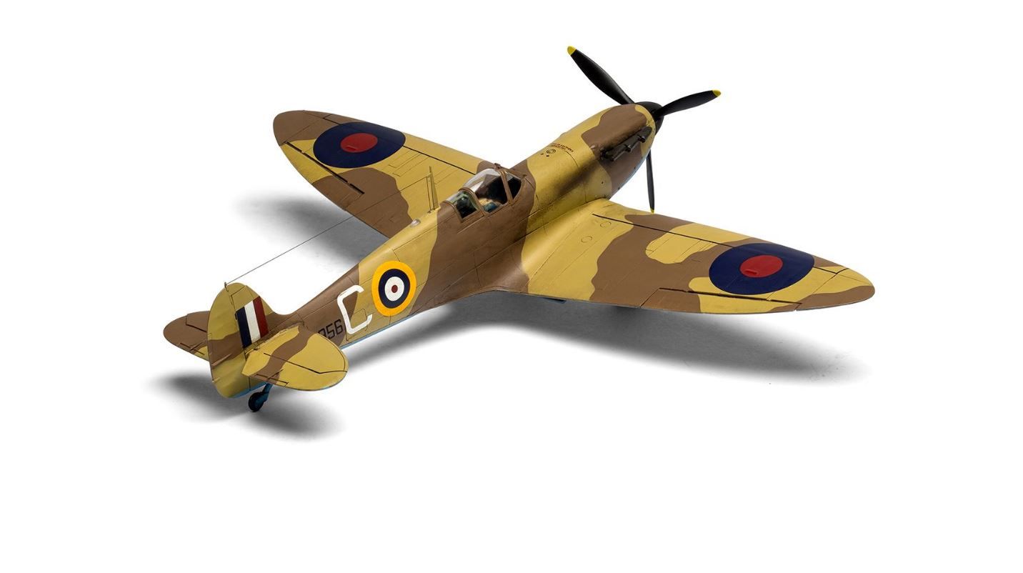 Airfix 1/48 Scale Supermarine Spitfire Mk.I Model Kit | Hobbies