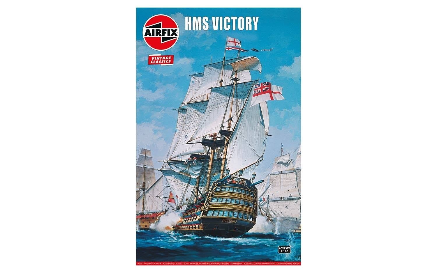 Airfix HMS Victory 1:180 Scale Plastic Model Kit | Hobbies