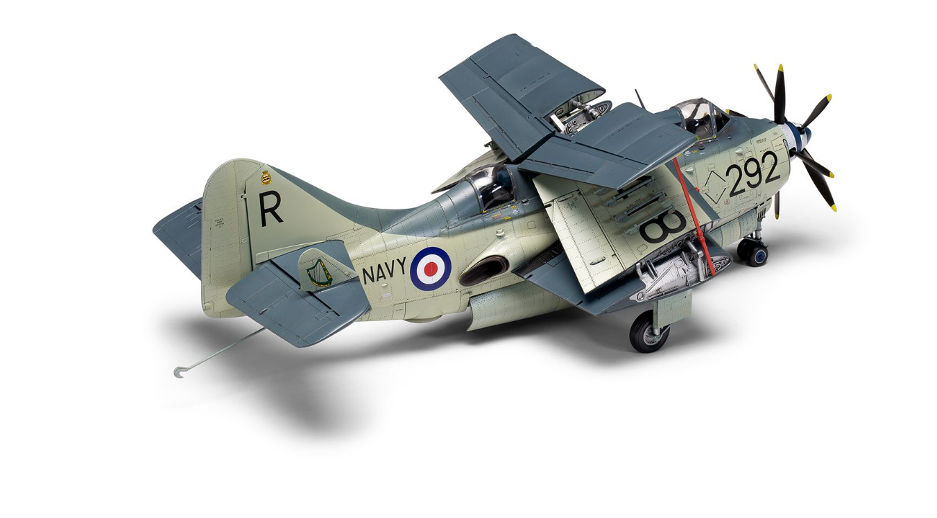 Airfix 1/48 Scale Fairey Gannet AS.1/AS.4 Model Kit | Hobbies