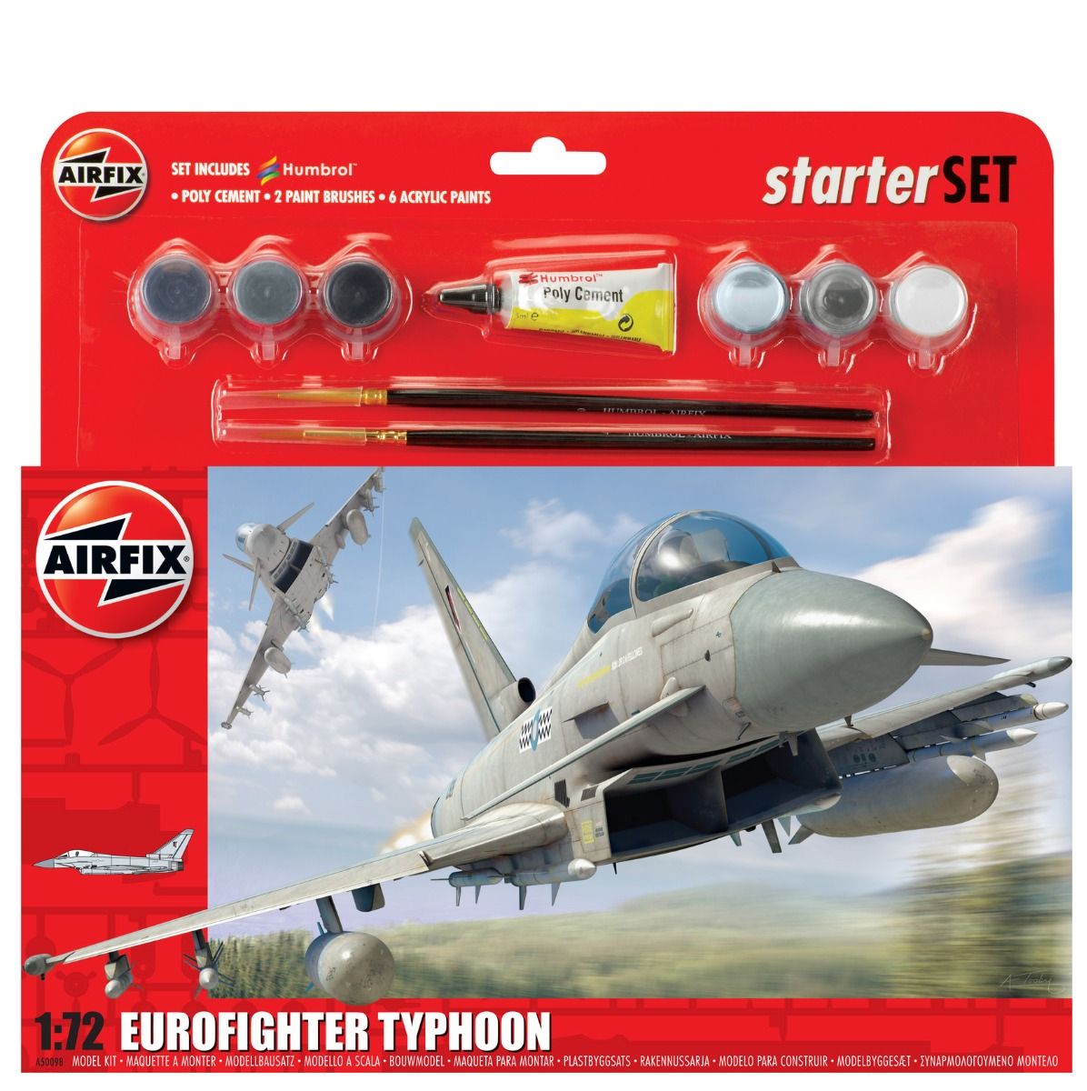 Airfix Large Starter Set - Eurofighter Typhoon | Hobbies