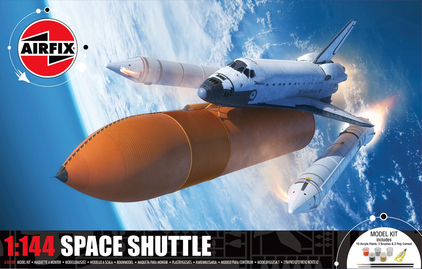 Airfix 1/144 Scale Space Shuttle Model Kit | Hobbies